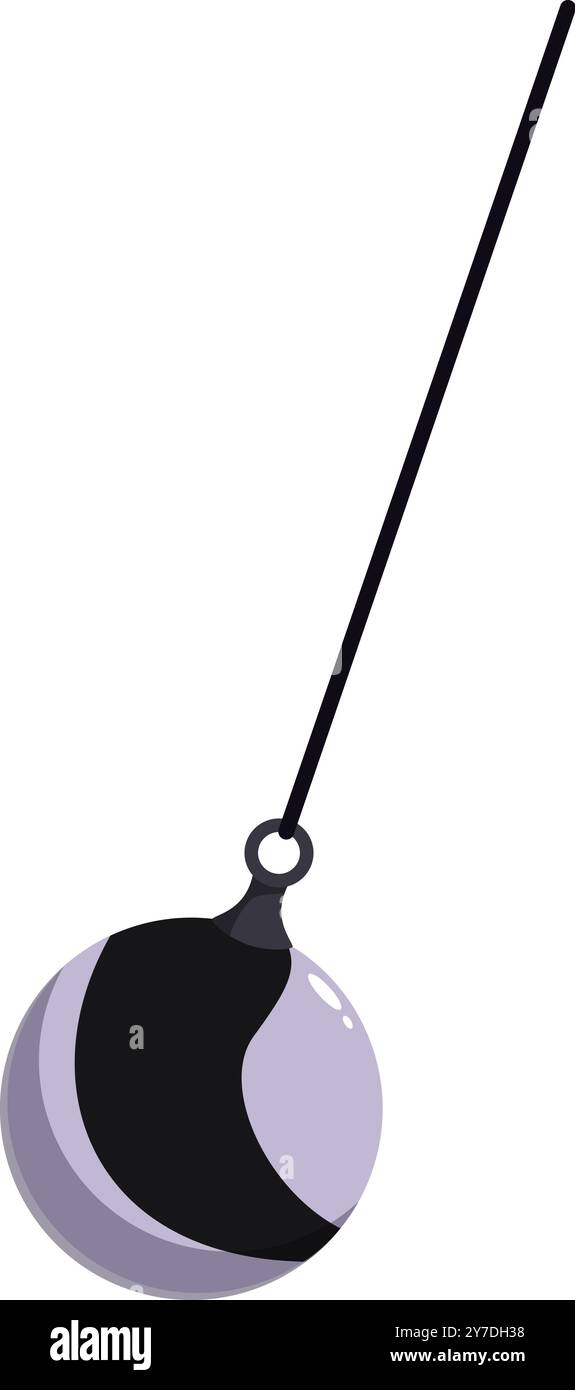 Wrecking ball hanging on steel cable isolated on white background Stock ...