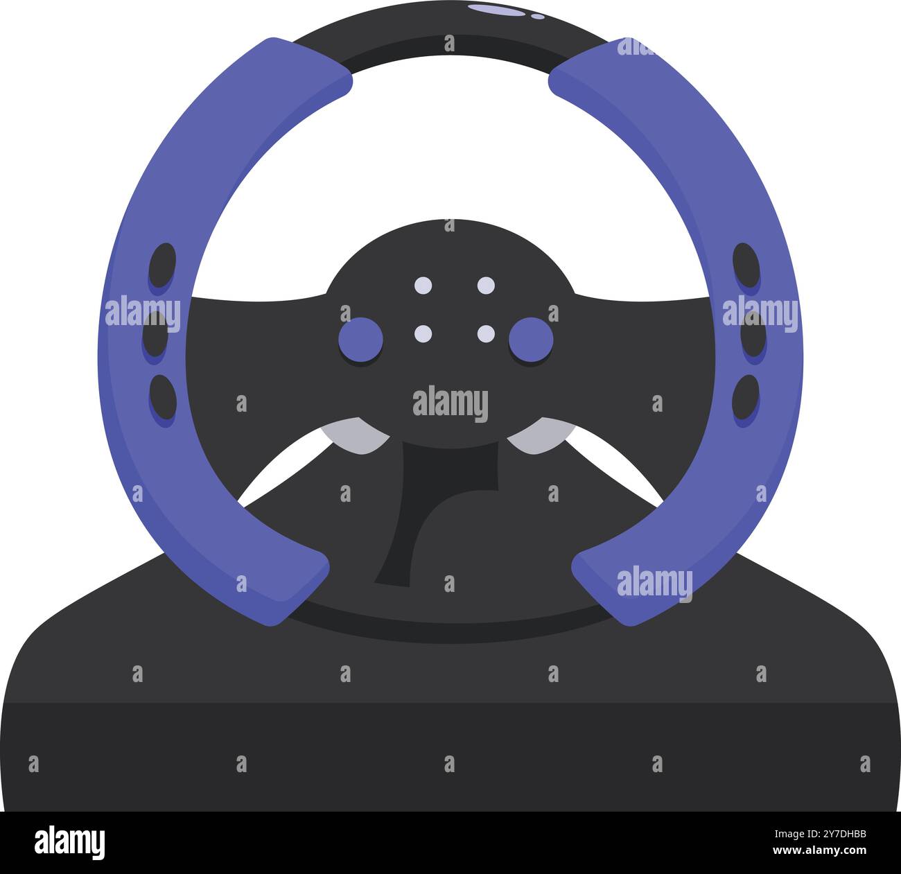 Steering wheel for racing simulator allowing an immersive driving ...