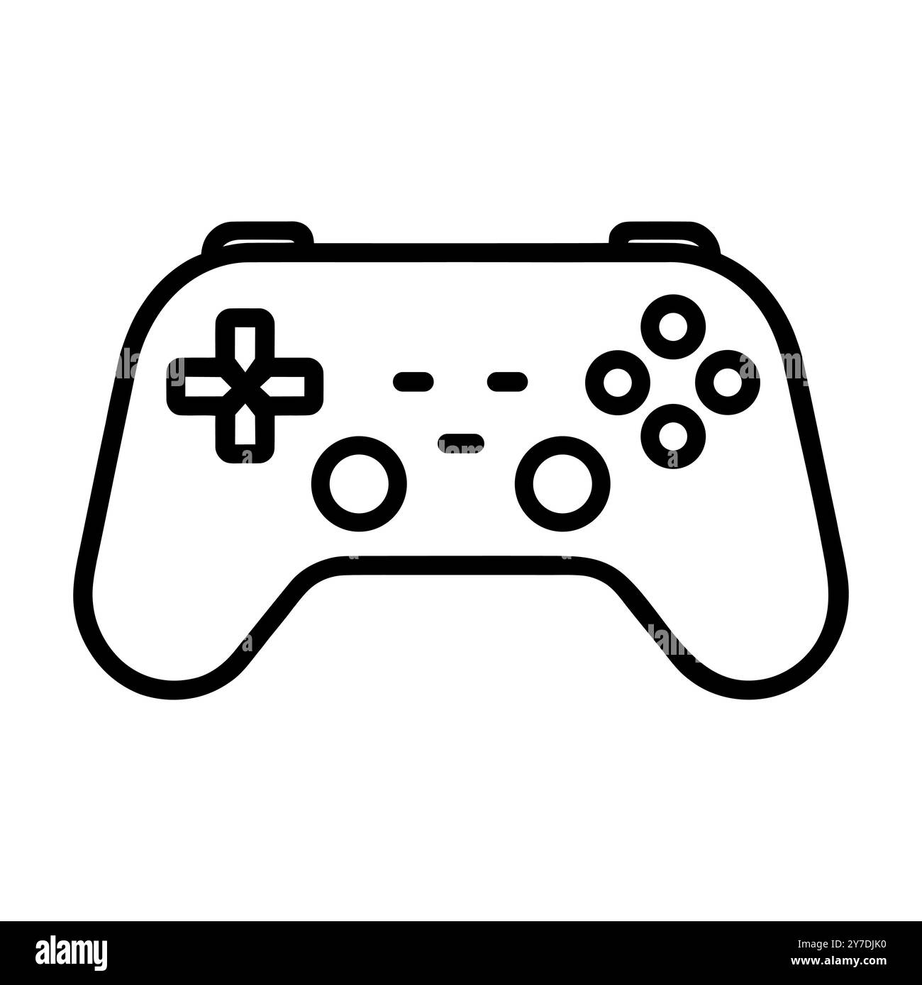 Vector flat Gaming Joystick Icon Stock Vector Image & Art - Alamy