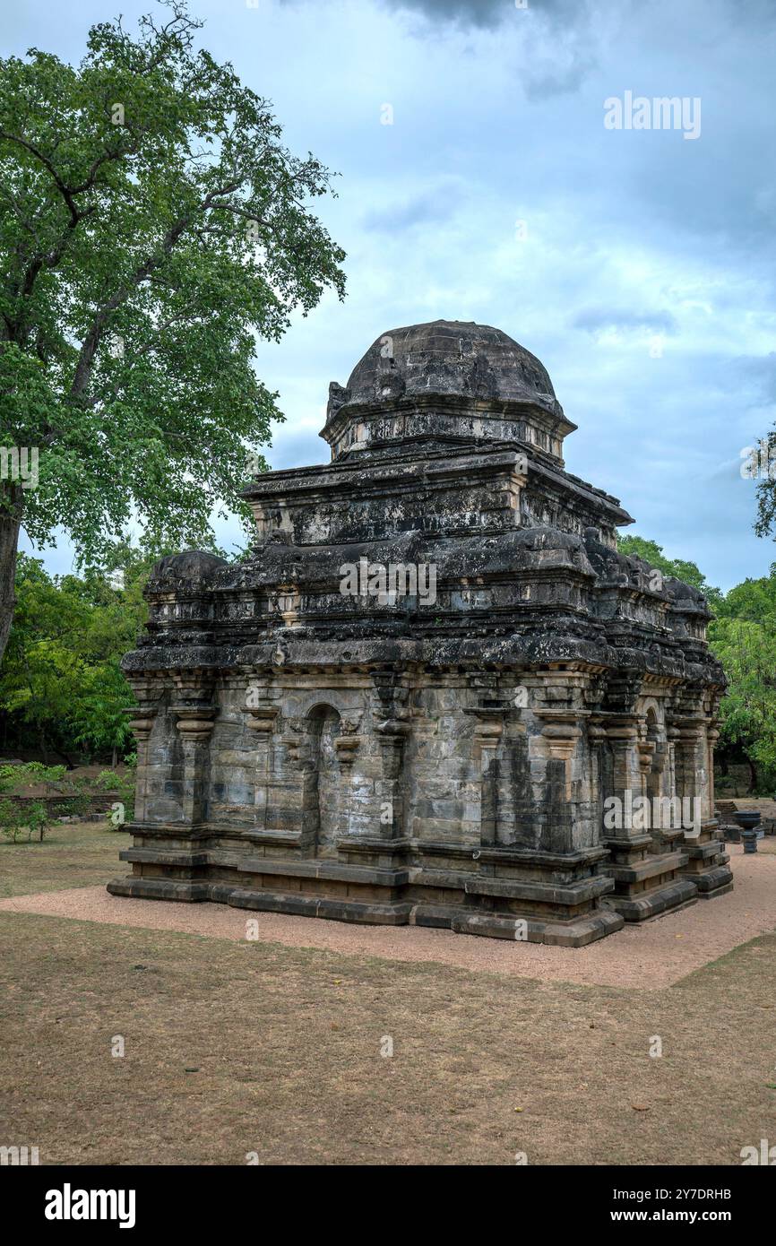 The oldest Hindu shrine at Polonnaruwa in Sri Lanka known as Siva ...