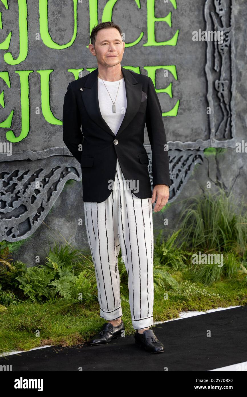 Celebs Attend The Beetlejuice Beetlejuice Film Premiere Featuring Burn Gorman Where London