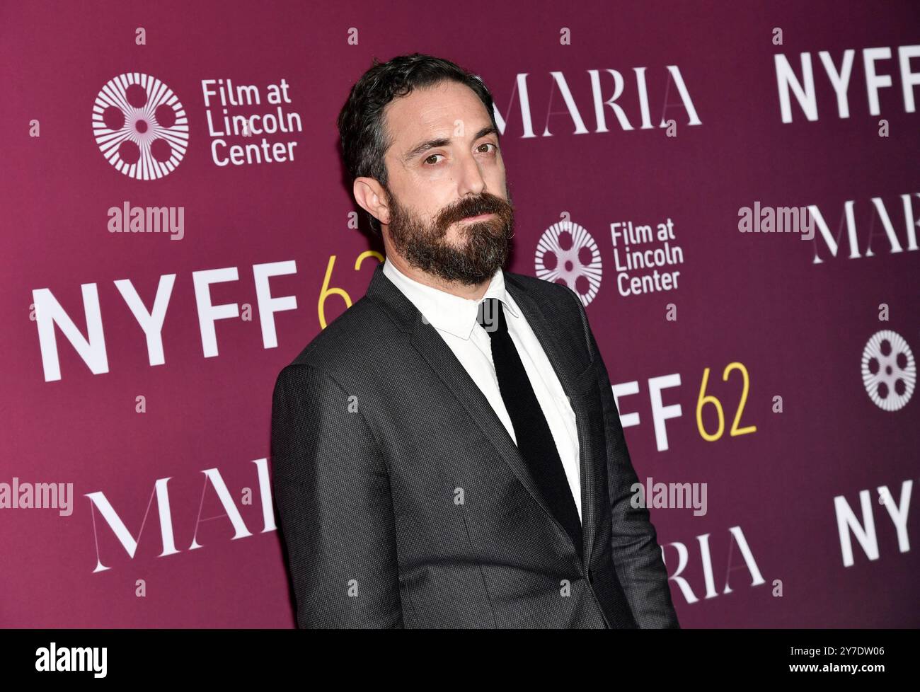 Director Pablo Larraín attends the "Maria" premiere during the 62nd New ...