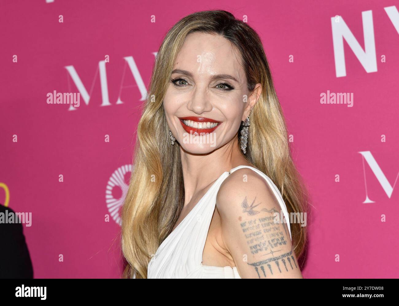 Angelina Jolie attends the "Maria" premiere during the 62nd New York ...