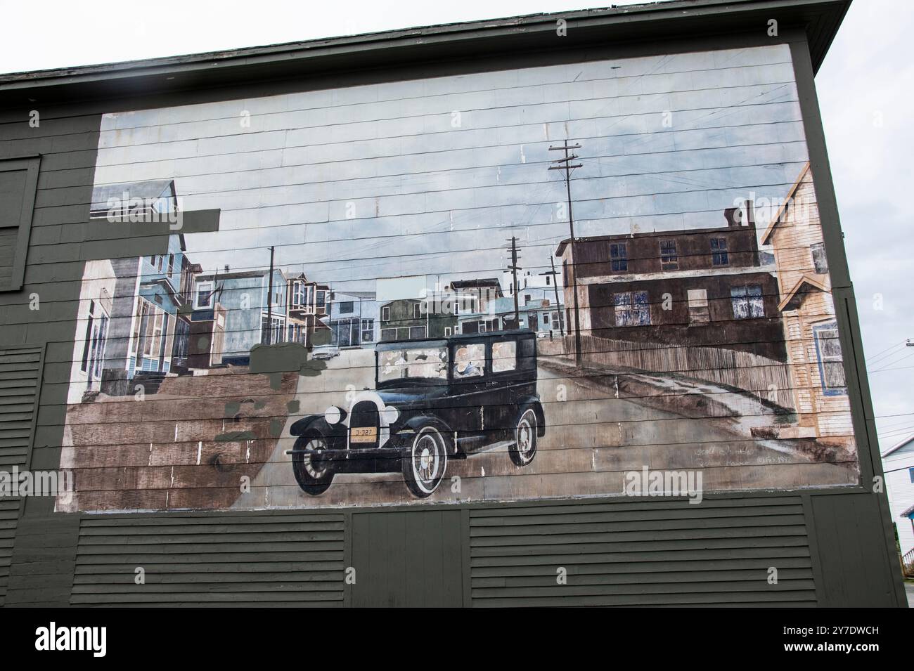 History historical mural building public art artwork street road hi-res ...