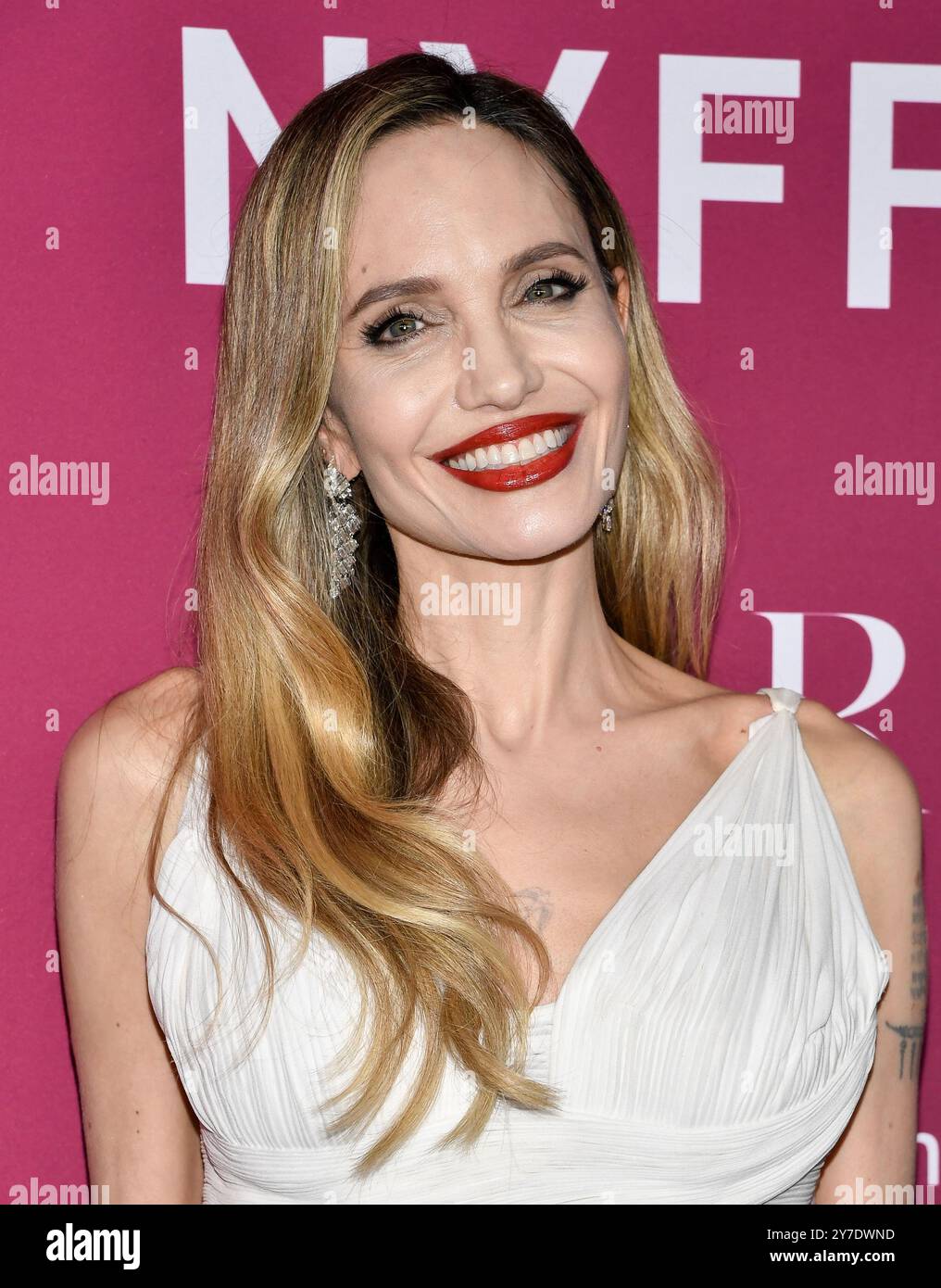 Angelina Jolie attends the "Maria" premiere during the 62nd New York ...