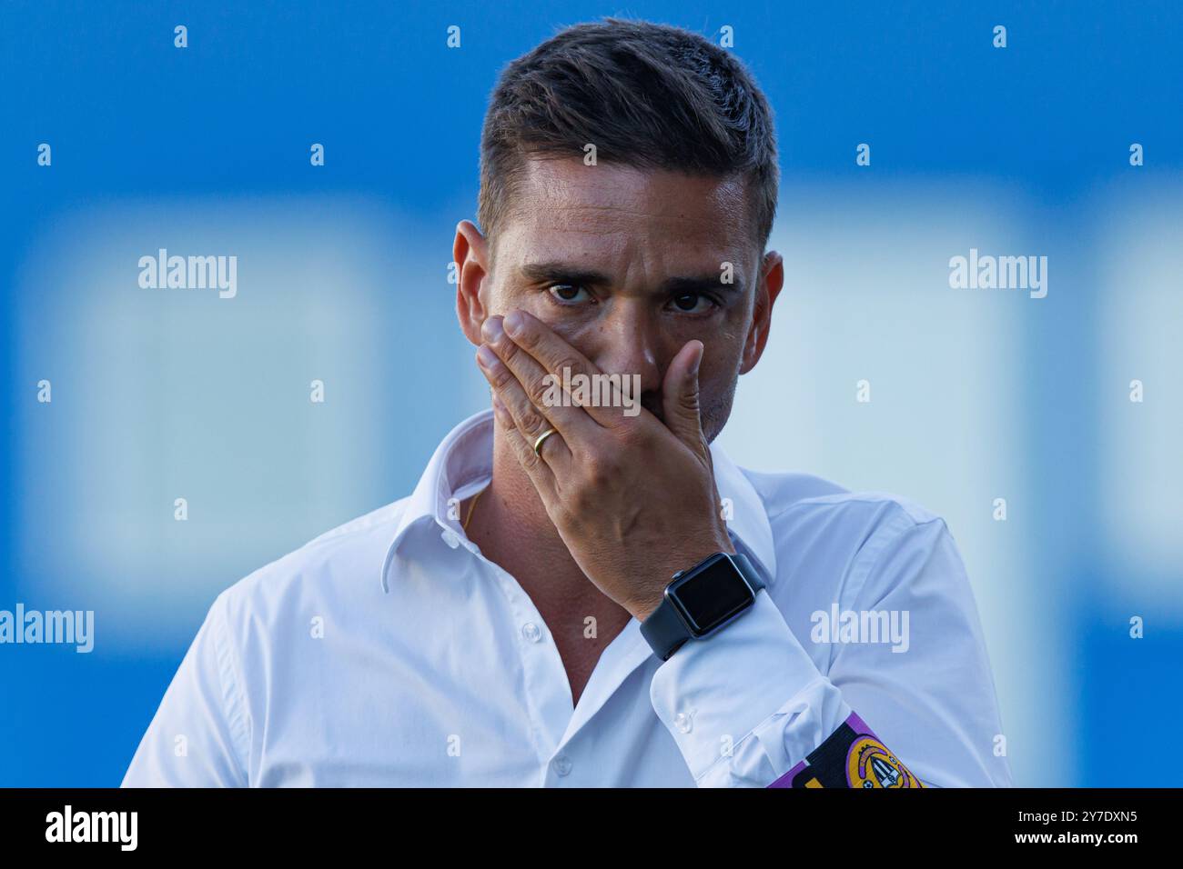 Tiago Margarido seen during Liga Portugal game between teams of GD ...