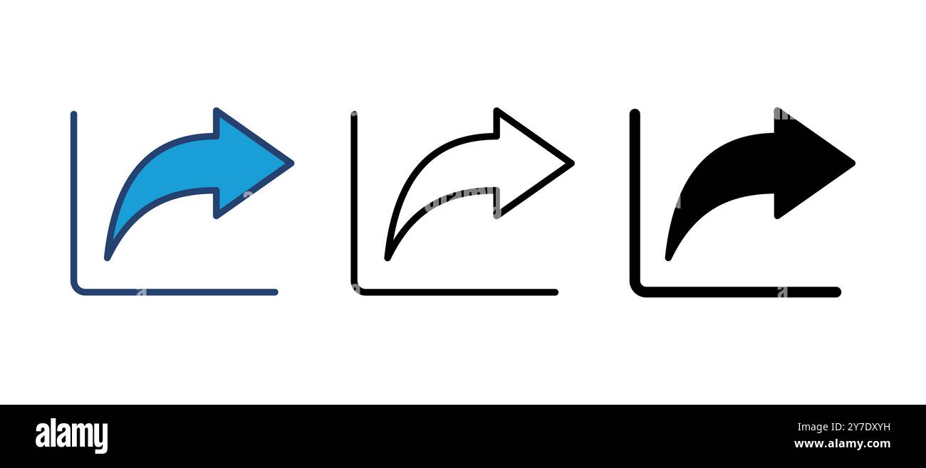 Information concept arrow sharing Stock Vector Images - Alamy