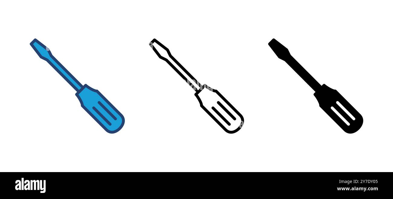 Unscrew screw Stock Vector Images - Alamy
