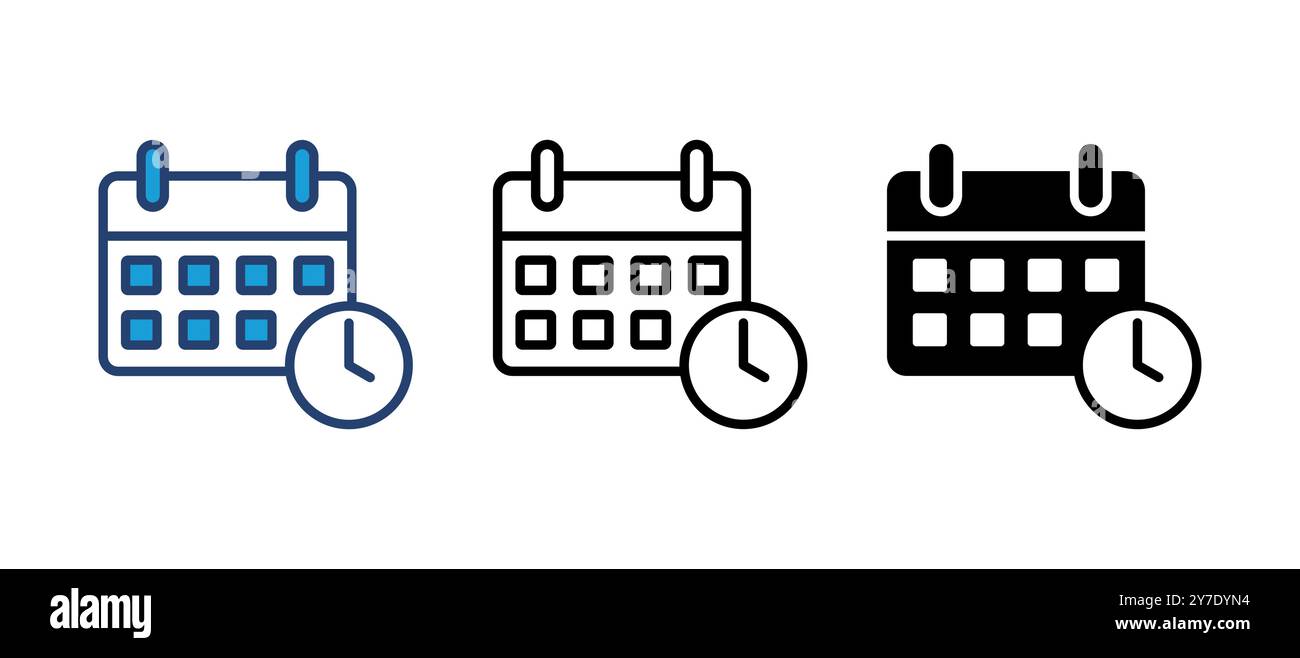 Calendar icon vector. Calender symbol. calendar vector icon Stock ...