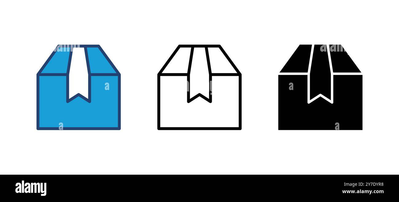 Box icon vector. box vector icon, package, parcel Stock Vector Image ...