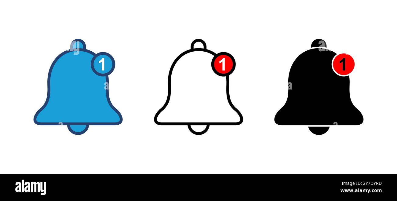 Bell Icon Vector Notification Icon For Your Web Site Design Stock