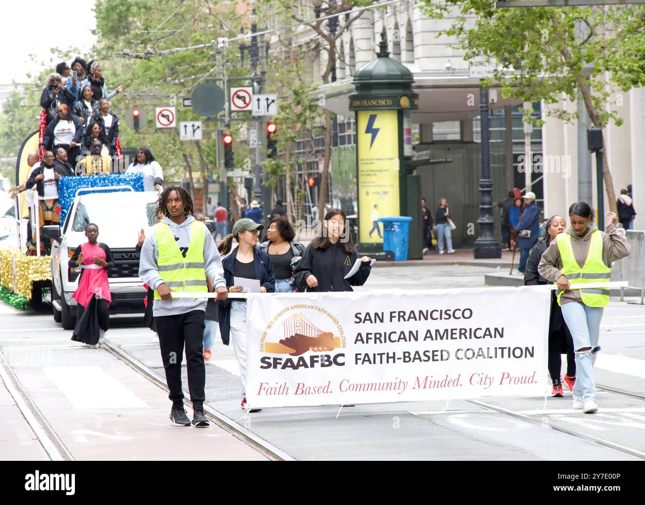 San Francisco, CA - June 8, 2024: Unidentified participants in the 2nd ...