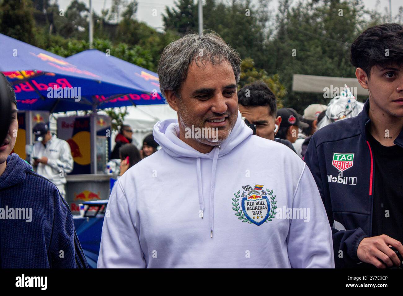 Bogota, Colombia. 29th Sep, 2024. Colombian former Formula 1 driver and ...