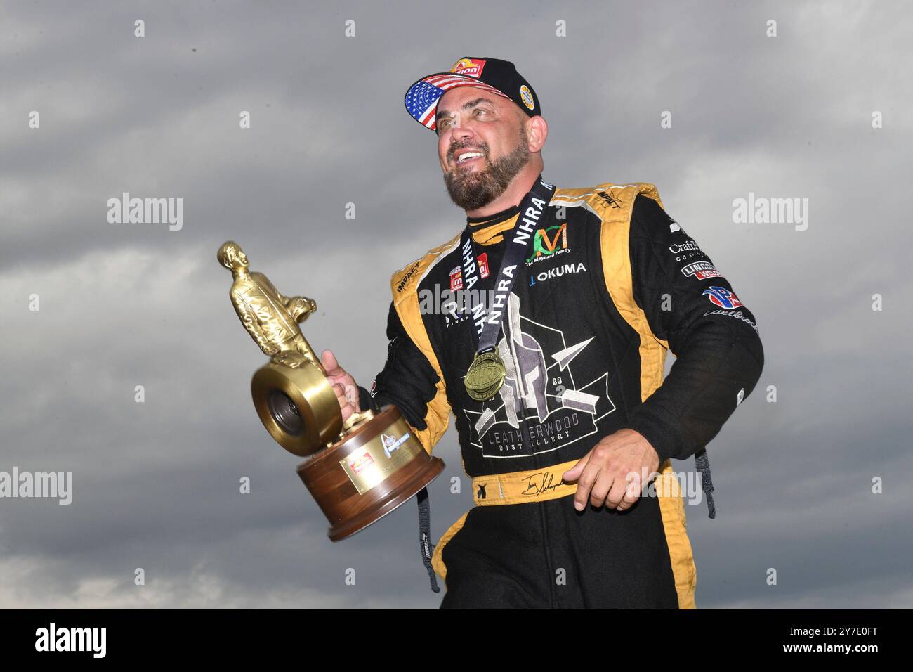 MADISON, IL - SEPTEMBER 29: Tony Schumacher (9 TF) DSM-DSM JCM Racing ...