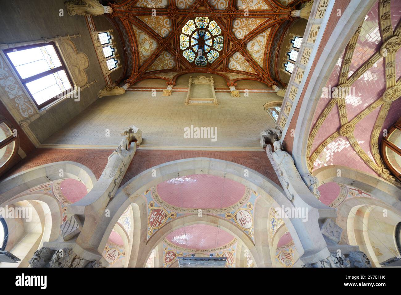 The beautiful interior of the Hypostyle hall in the Administration ...