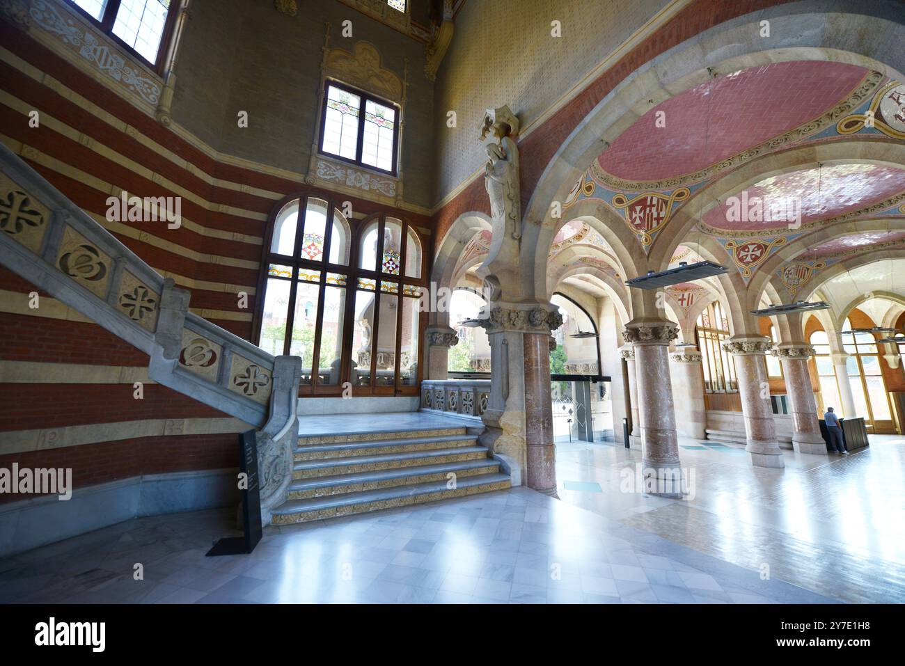 The beautiful interior of the Hypostyle hall in the Administration ...