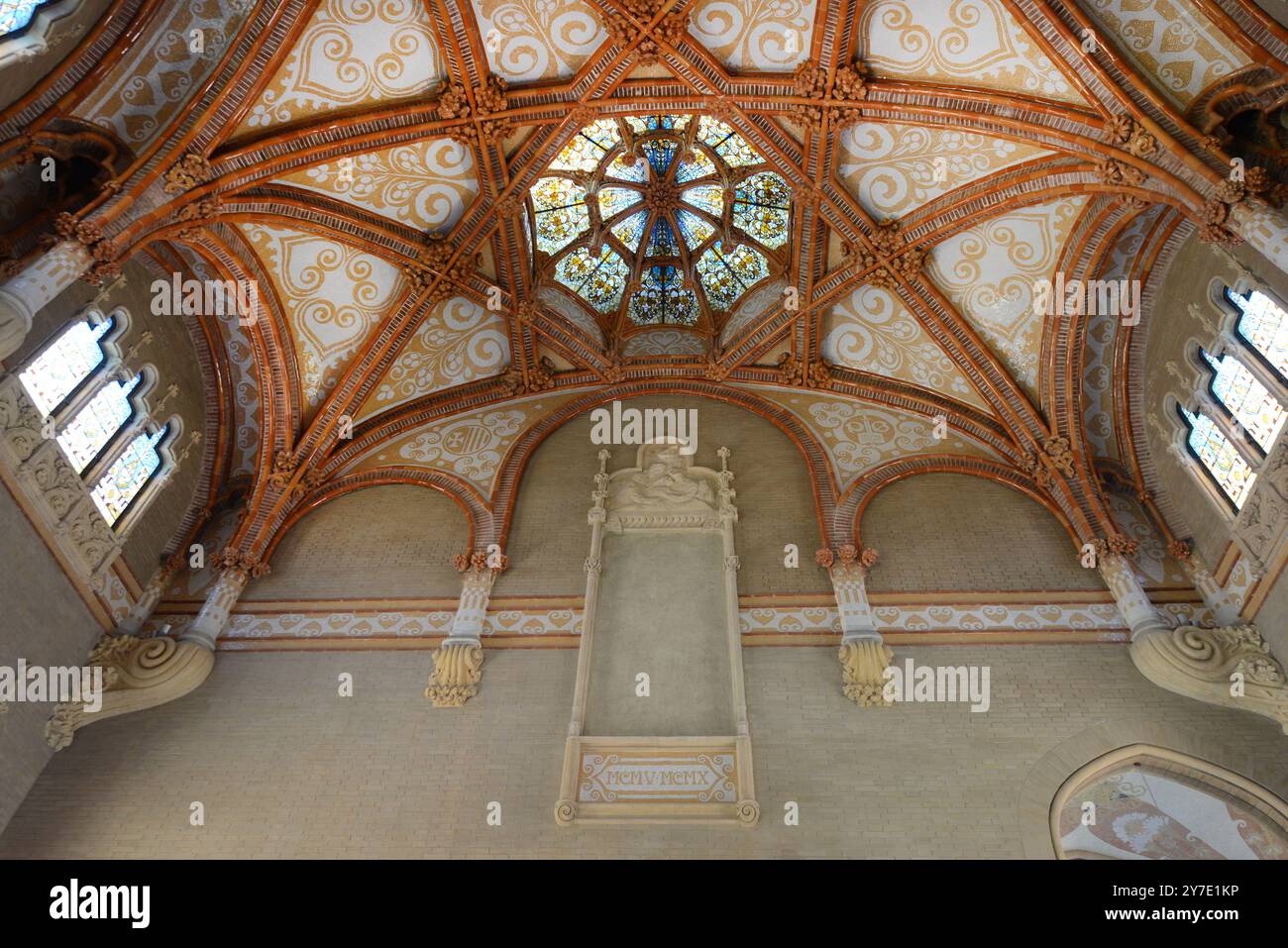The beautiful interior of the Hypostyle hall in the Administration ...
