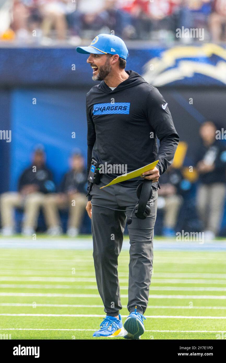 September 29, 2024, Los Angeles, California, USA: Los Angeles Chargers ...