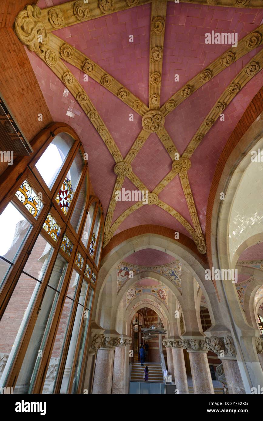 The beautiful interior of the Hypostyle hall in the Administration ...