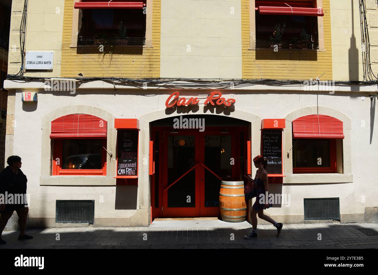 Can Ros restaurant in La Barceloneta, Barcelona, Spain Stock Photo - Alamy