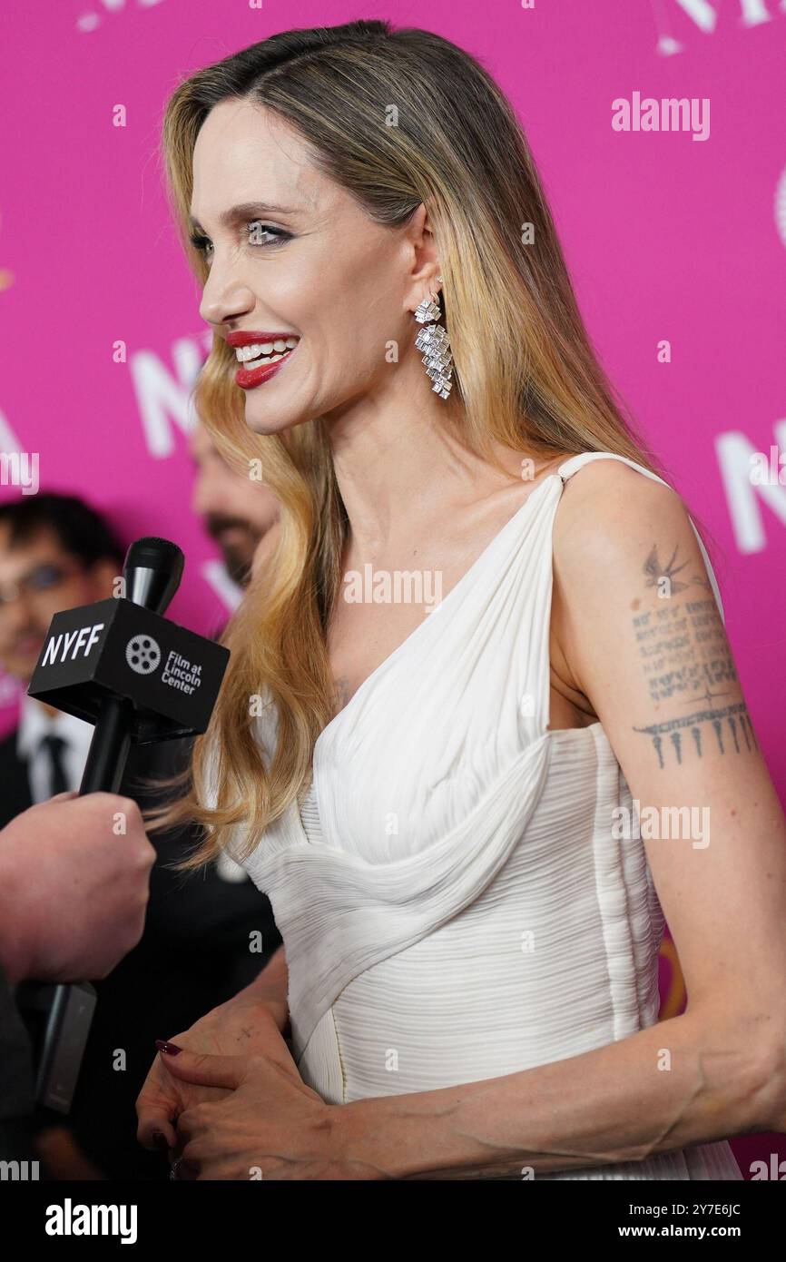 Angelina Jolie at arrivals for The 62nd New York Film Festival s Red ...