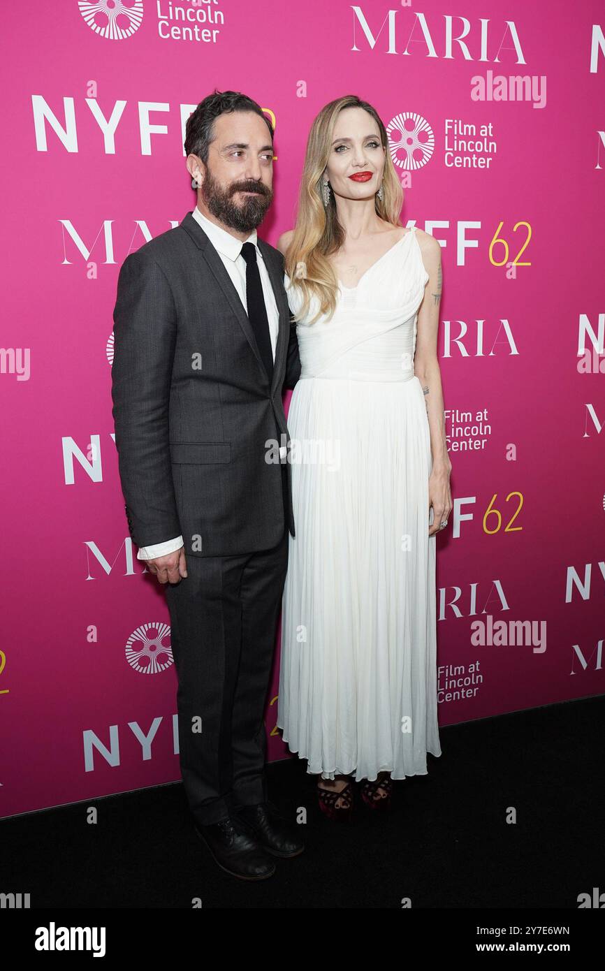 Pablo Larrain, Angelina Jolie at arrivals for The 62nd New York Film ...