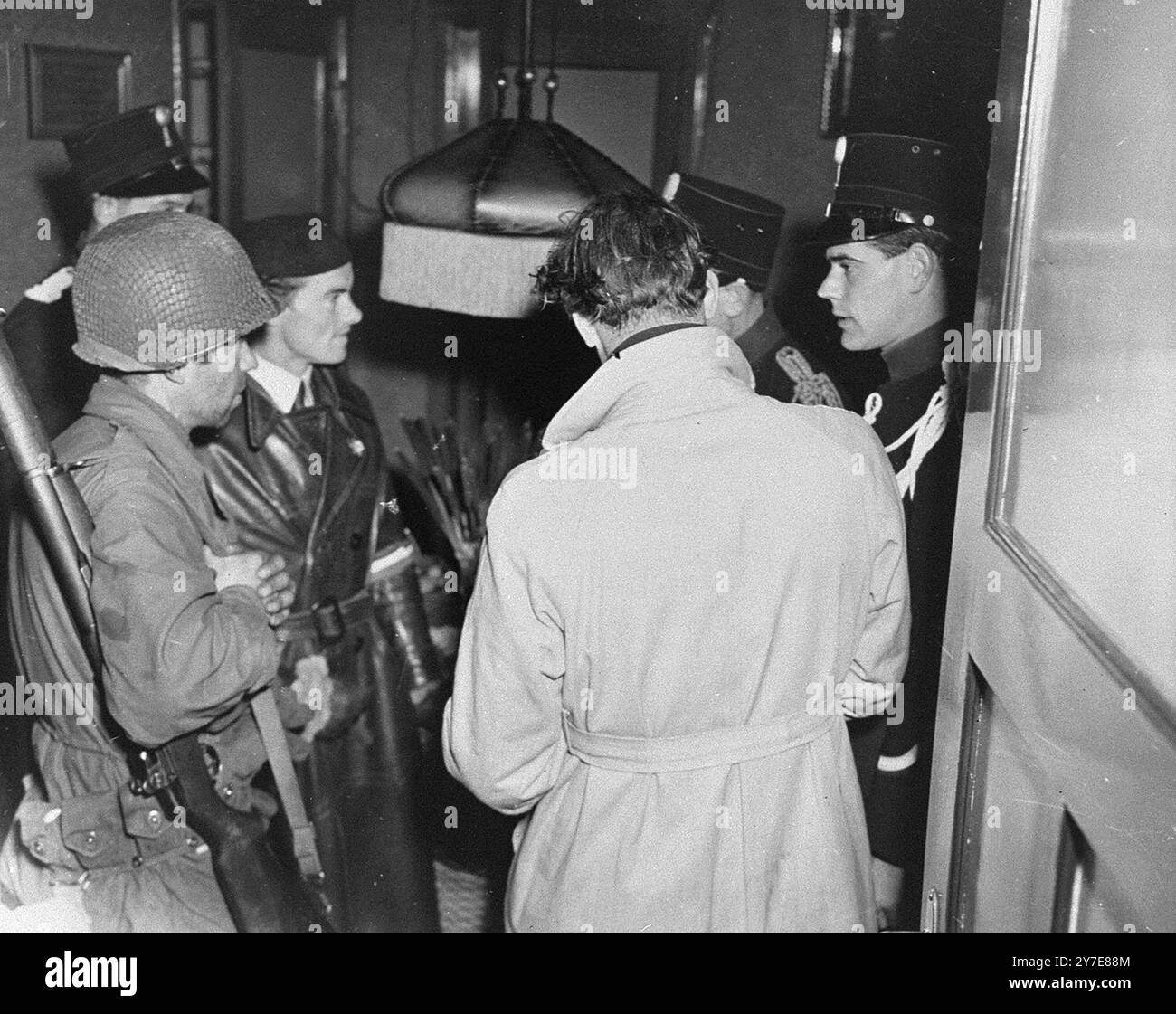 Members of the Dutch resistance, the Dutch police, and an American ...