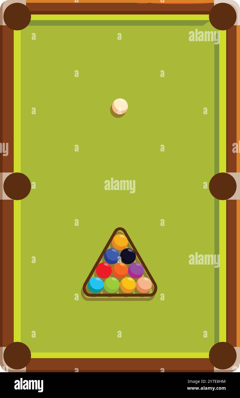 Pool in triangle shape Stock Vector Images - Alamy