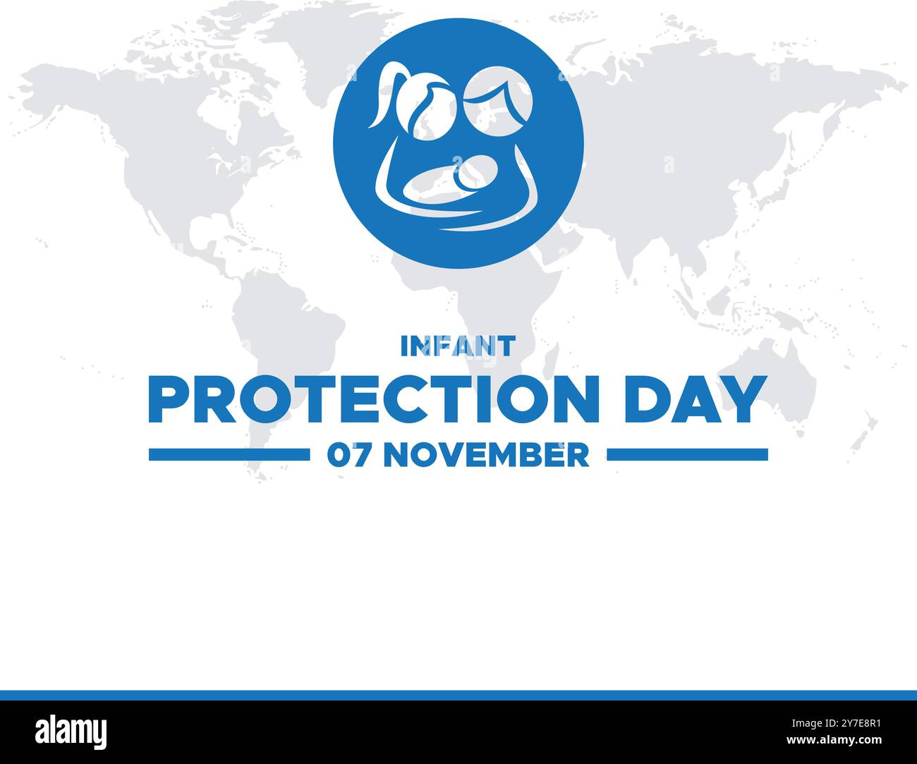 Infant Protection Day, 07 November, vector graphic, social media post ...