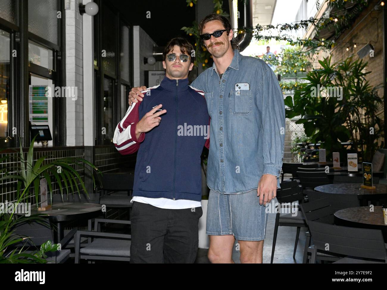 Brisbane, Australia. 30th Sep, 2024. James Tunstill (left) and Joe ...