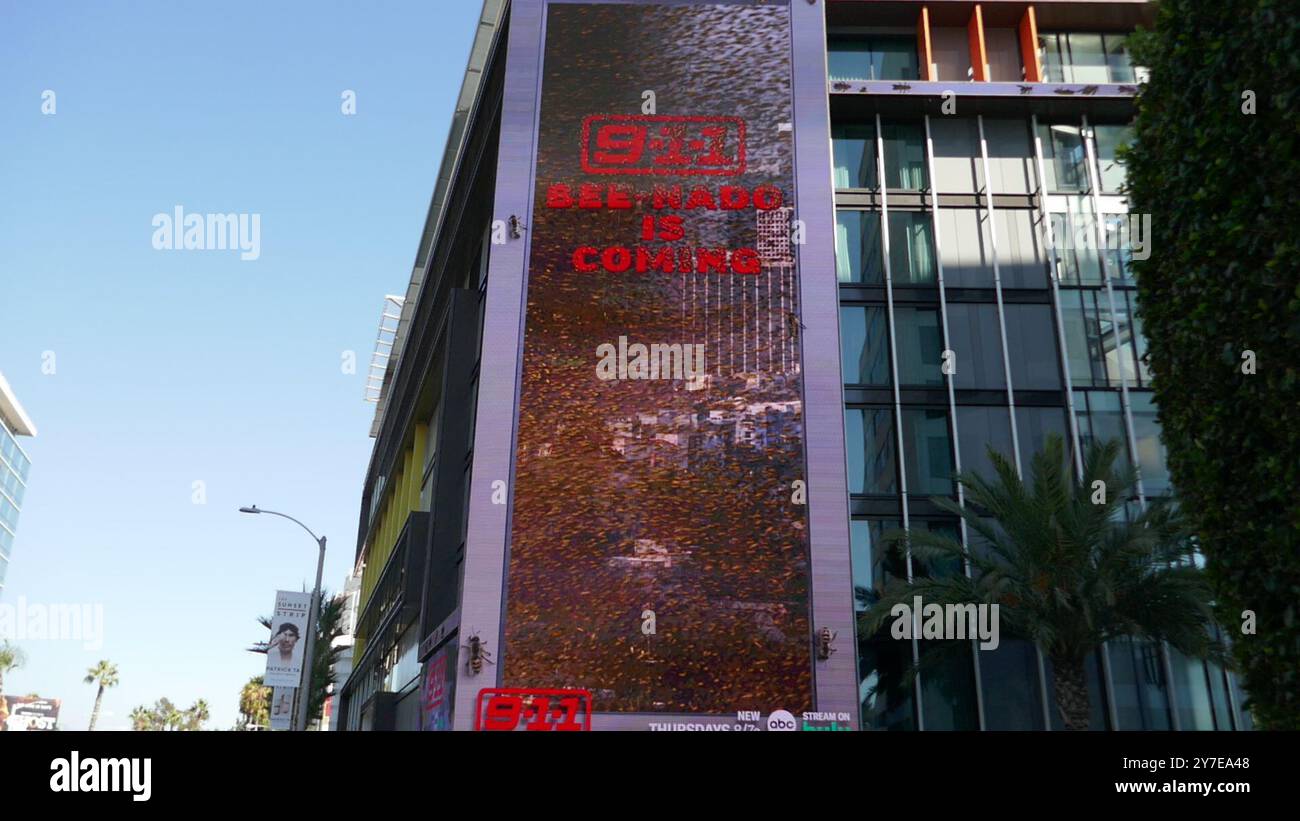 Los Angeles, California, USA 29th September 2024 911 Bees Billboard on ...