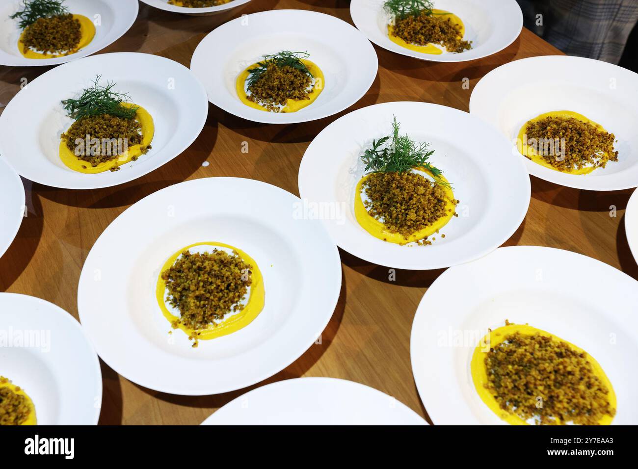 in the photo the dish of the chefs of Doctors Without Borders Stock ...
