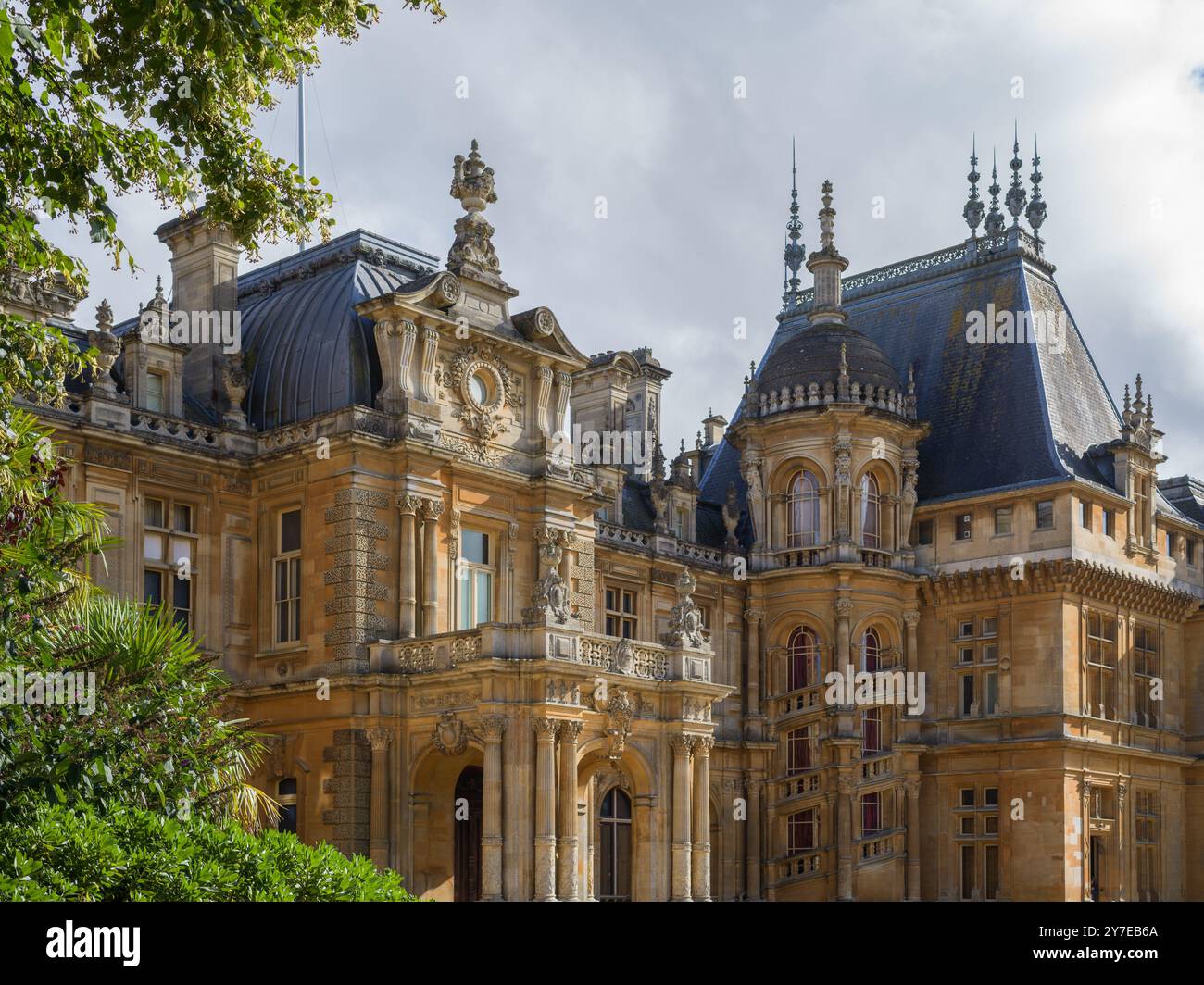 Waddesdon Manor is a country house in the village of Waddesdon, in ...