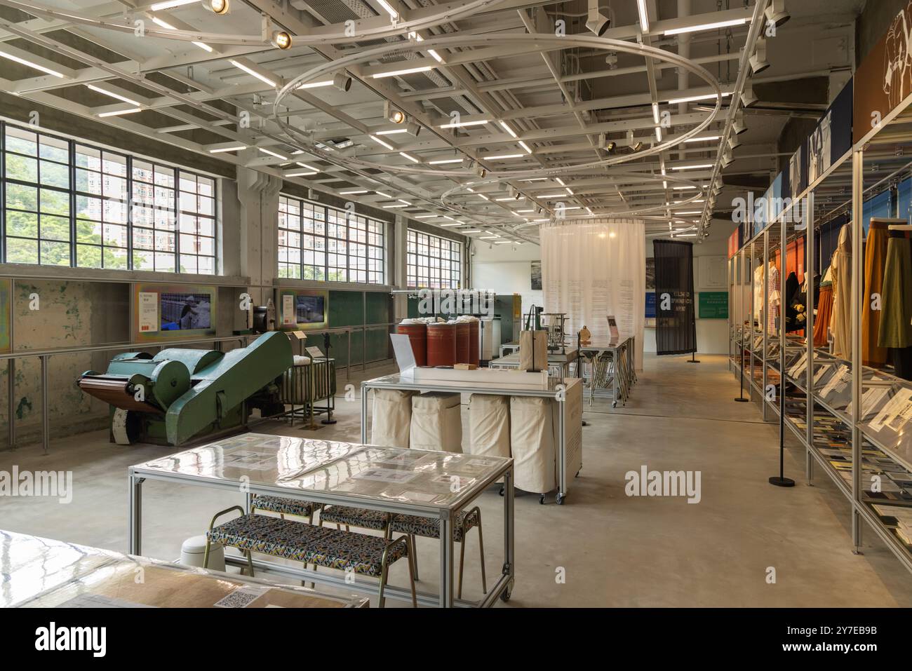 Exhibition space at The Mills, formerly known as Nang Fung Cotton Mills ...