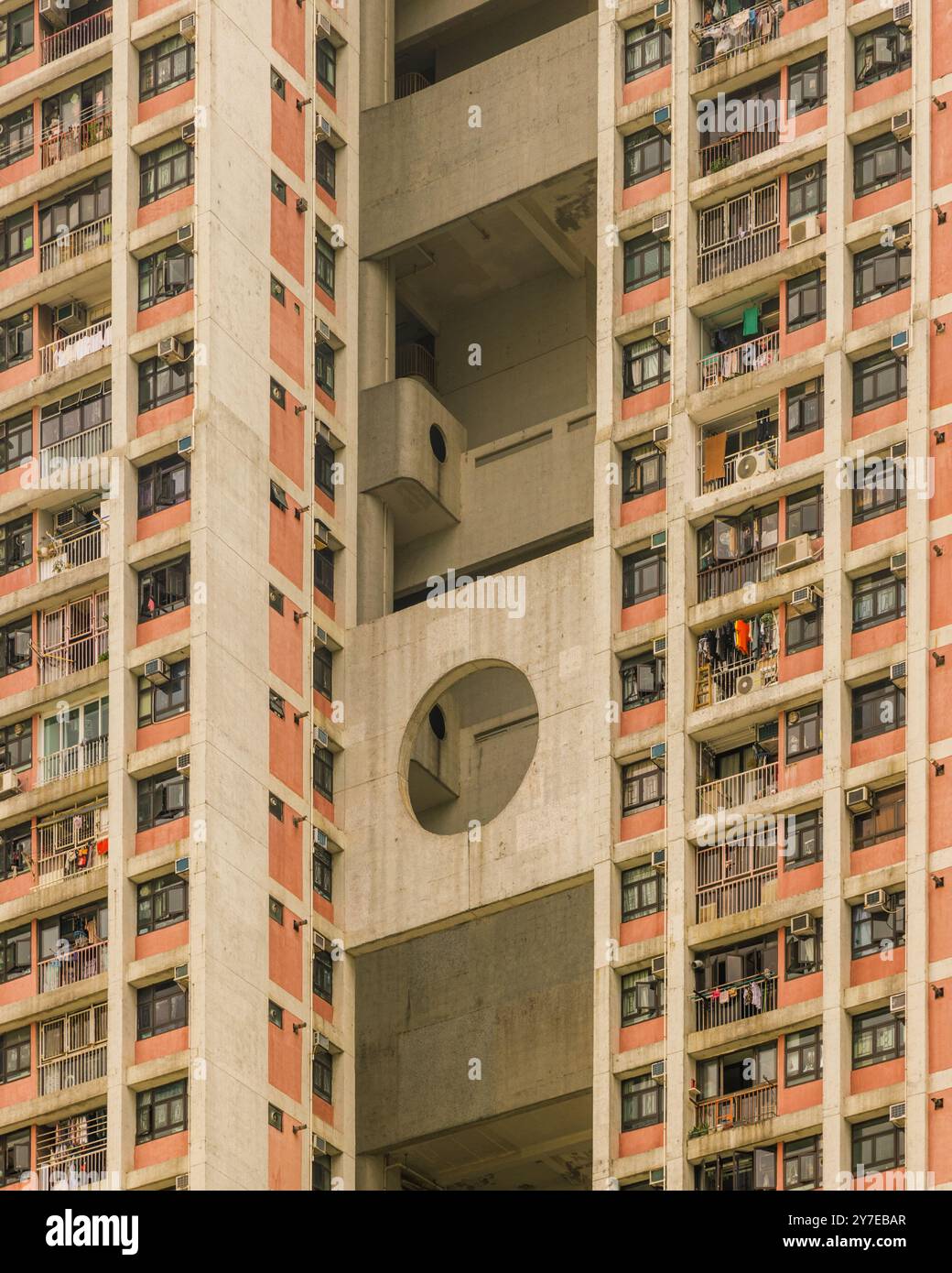 Clague Garden Estate, public housing Hong Kong in Tsuen Wan Stock Photo ...
