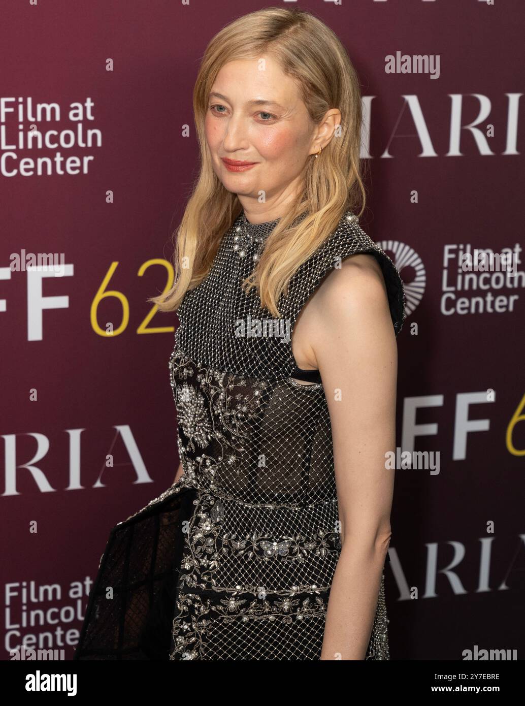 New York, NY, USA, 29 September, 2024: Alba Rohrwacher wearing dress by ...