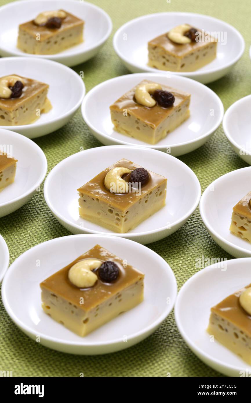 watalappam, Sri Lankan coconut custard pudding with peacock palm sugar ...