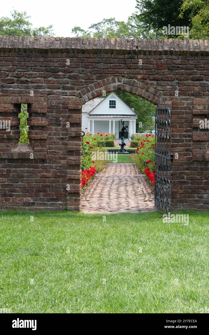 King's Garden, Fort Ticonderoga, New York Stock Photo - Alamy
