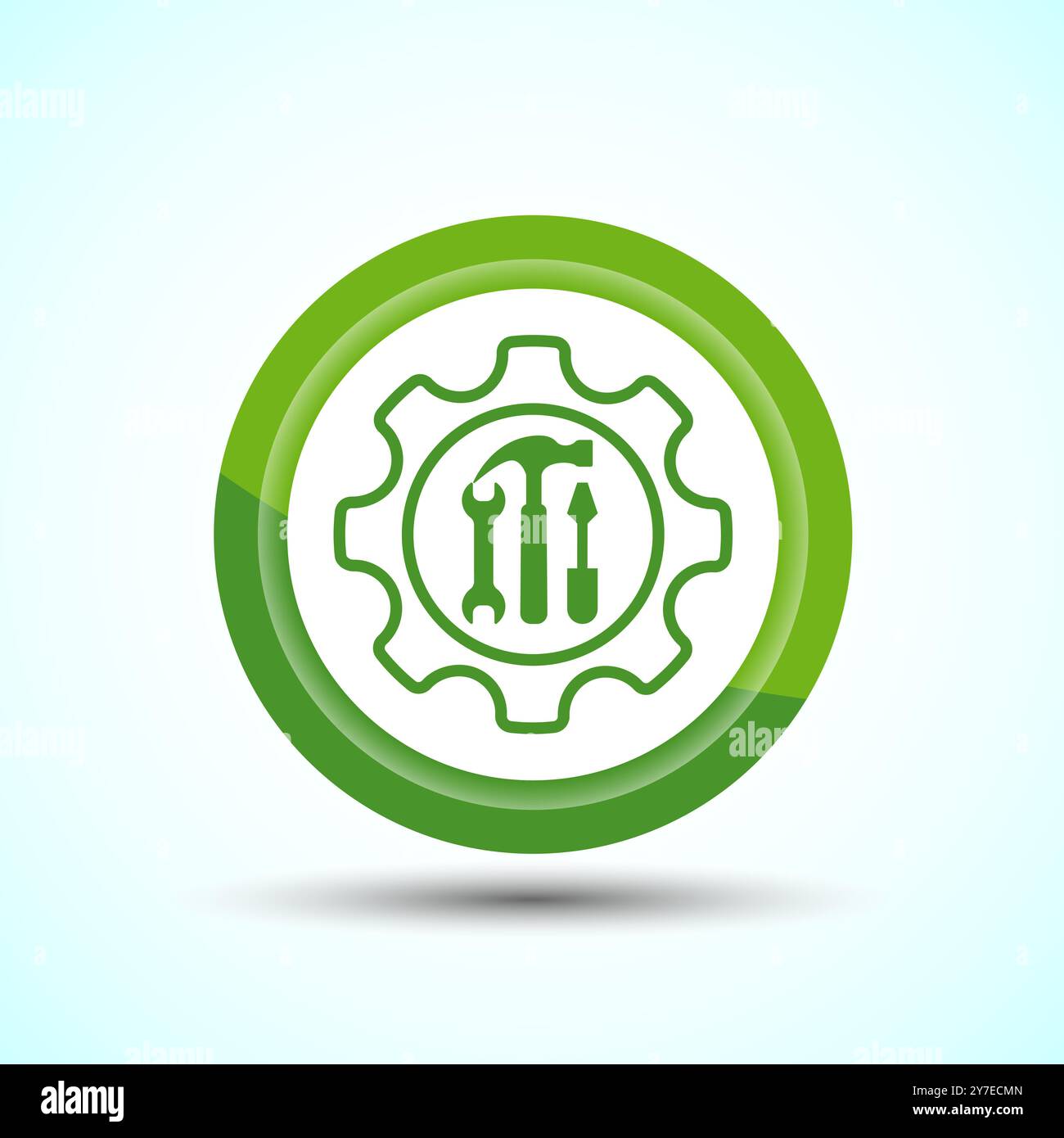 Service Icon Design Illustration, Maintenance Tools Icon For Apps and ...