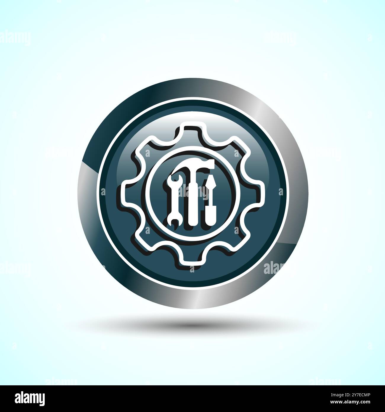 Service Icon Design Illustration, Maintenance Tools Icon For Apps and ...