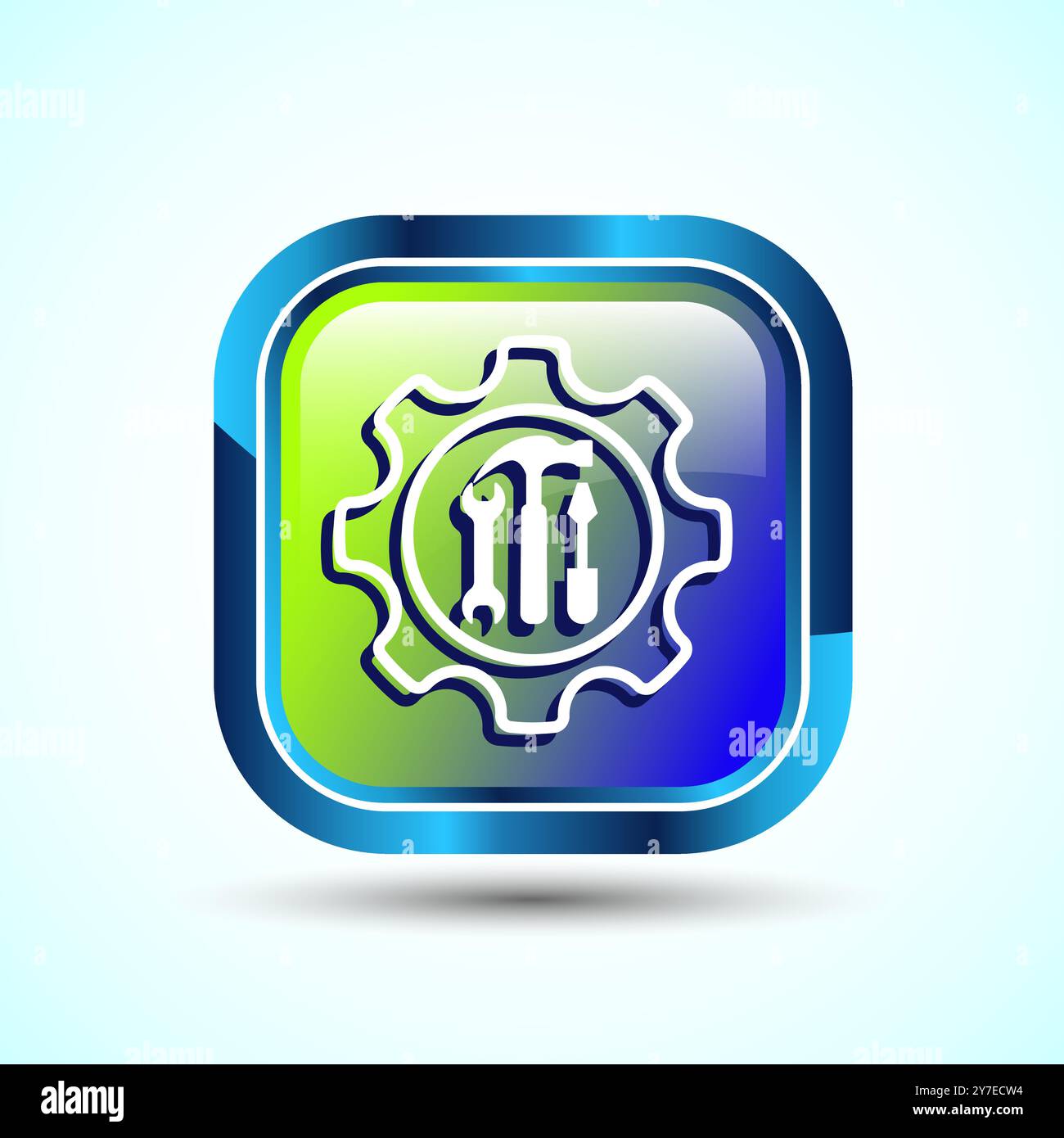 Service Icon Design Illustration, Maintenance Tools Icon For Apps and ...