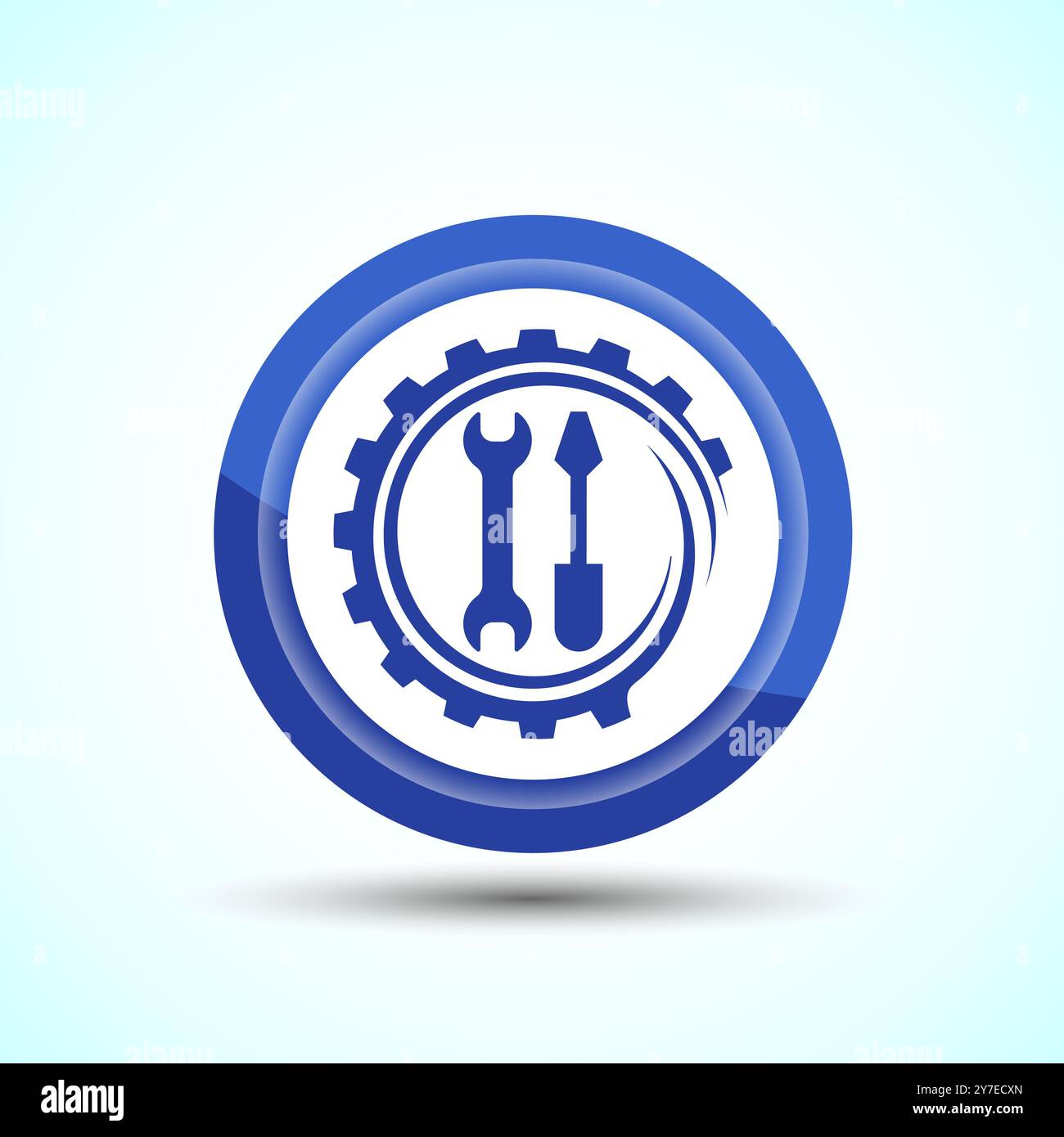 Service Icon Design Illustration, Maintenance Tools Icon For Apps and ...