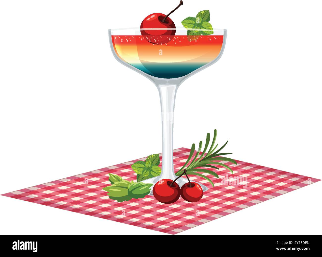 Mint tablecloth Stock Vector Images - Alamy