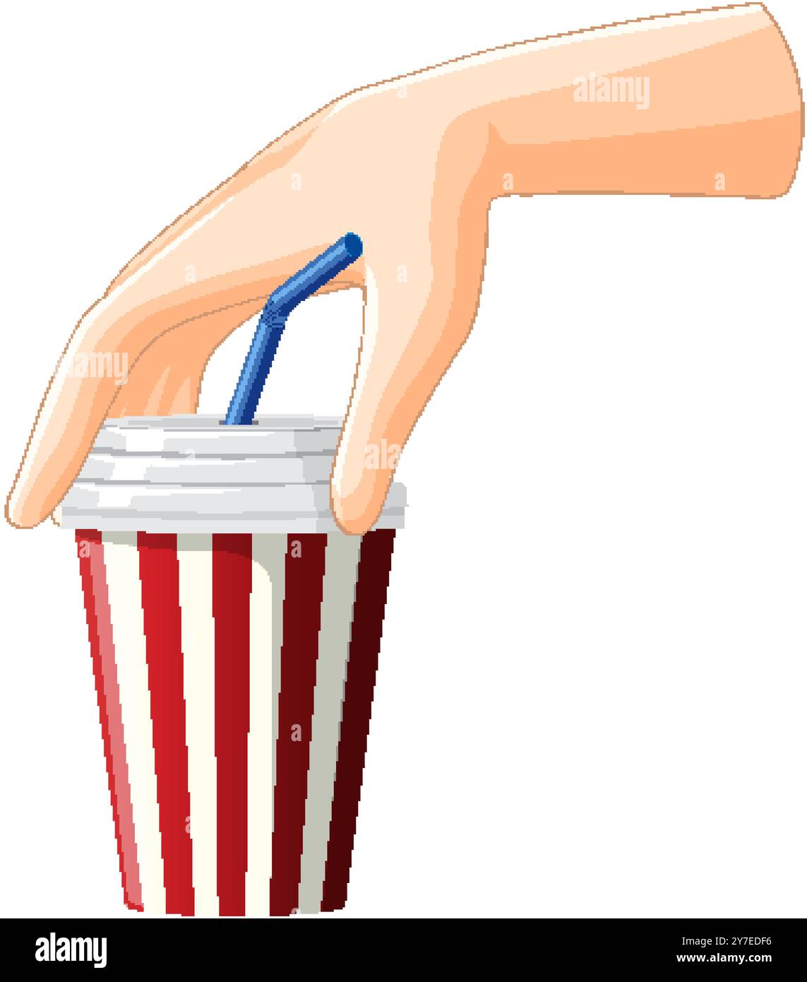 Holding white takeout container Cut Out Stock Images & Pictures - Alamy