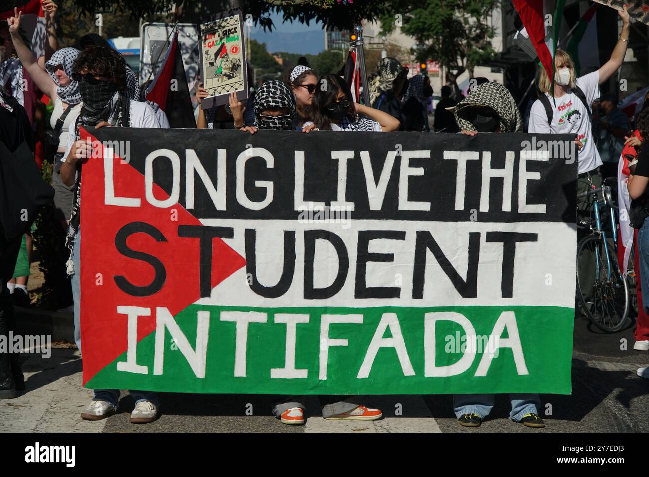 September 29, 2024, Hands Off Lebanon, Los Angeles, California Pershing ...