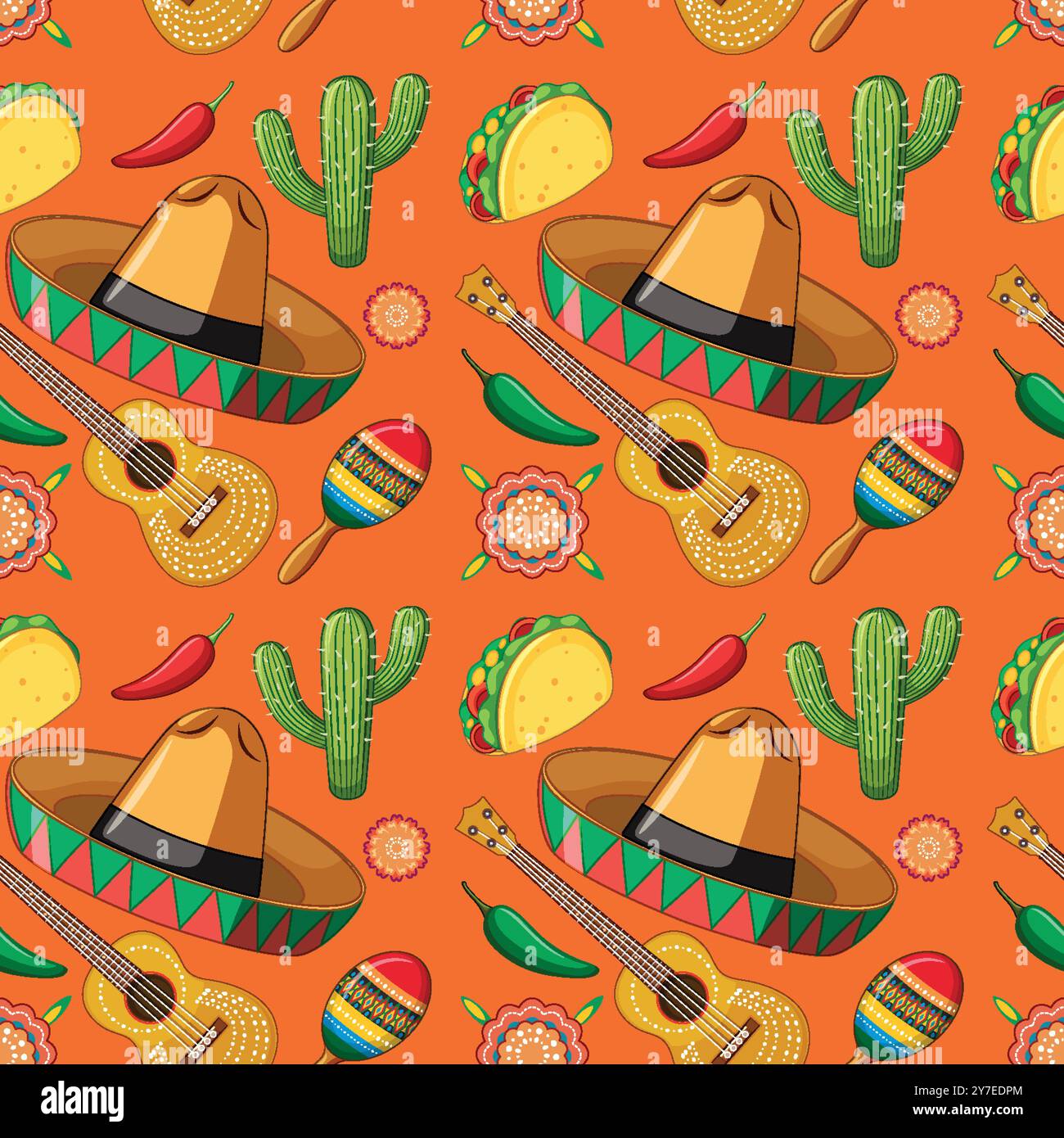 Mexican themed party Stock Vector Images - Alamy