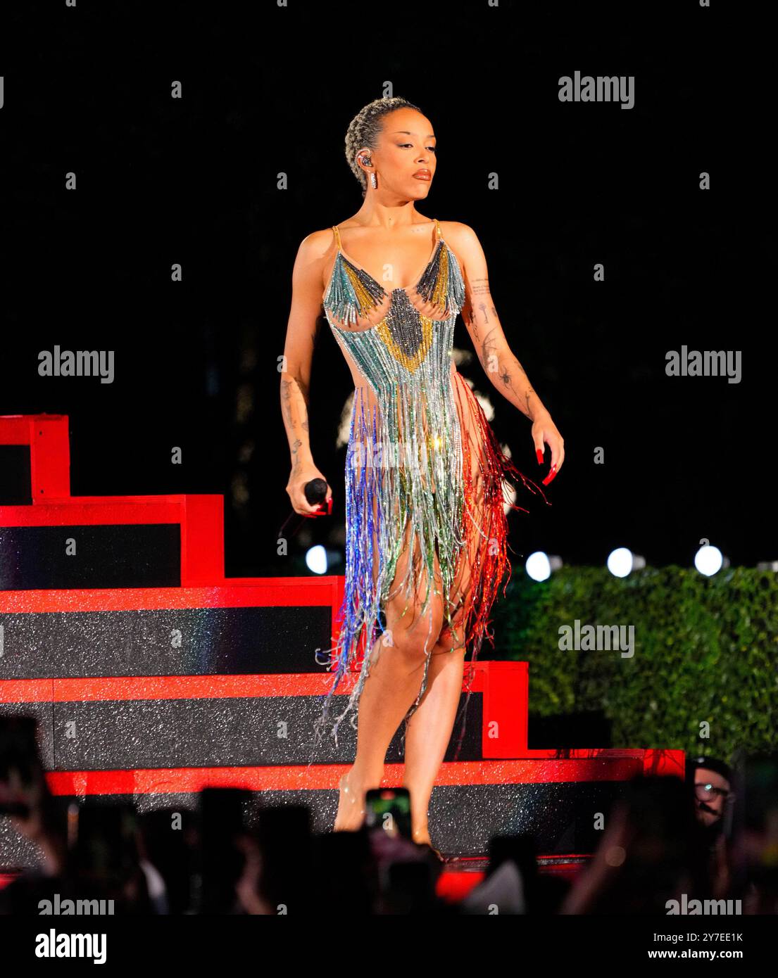 Photo by: zz/XPX/STAR MAX/IPx 2024 9/28/24 Doja Cat performing in ...