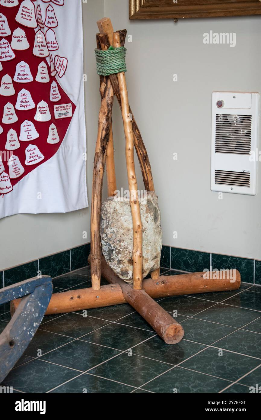 Killick inside Number 2 Mine museum in Wabana, Bell Island ...