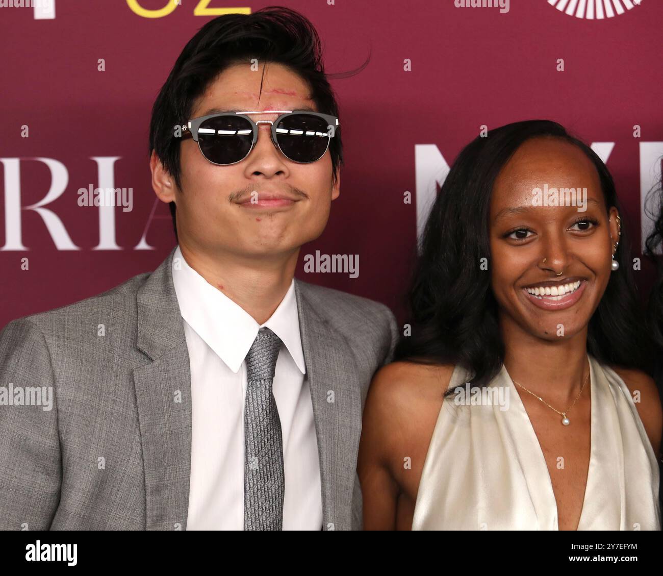 New York, New York, USA. 29nd Sept. 2024. Pax Jolie-Pitt and Zahara ...