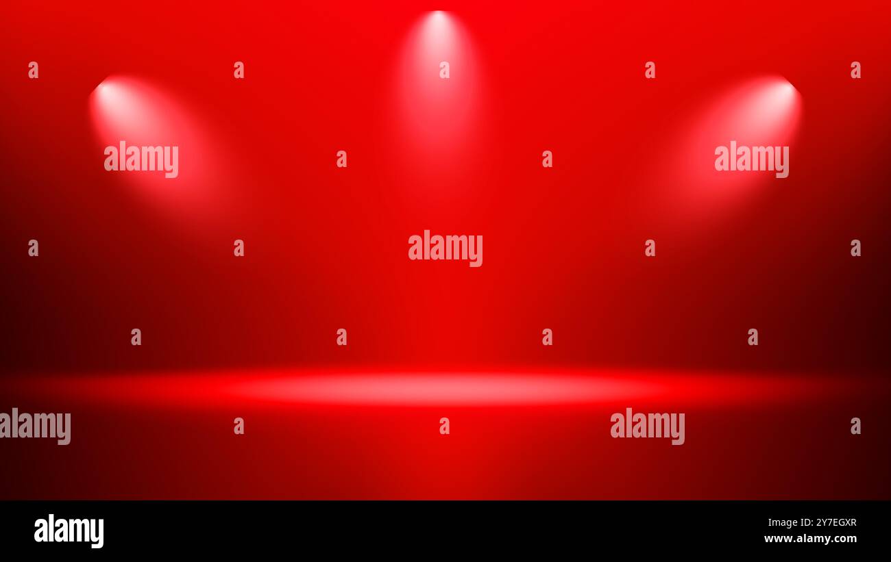 Abstract Red Background with Lights for wallpaper backdrop vector ...